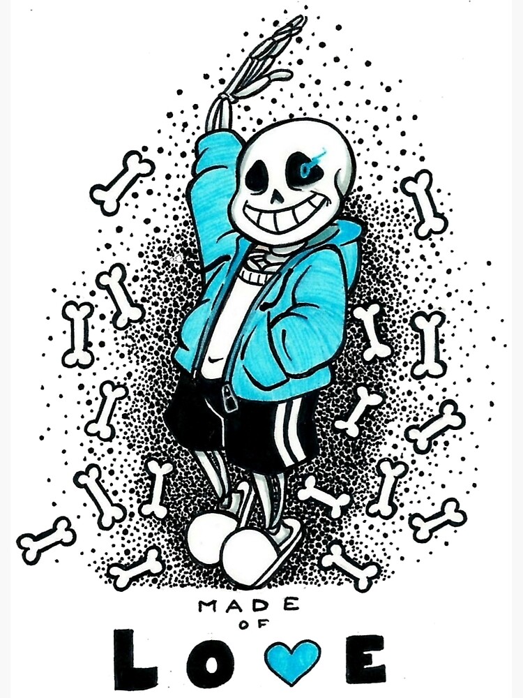 "Sans-Undertale" Poster for Sale by ValentinasWorks | Redbubble