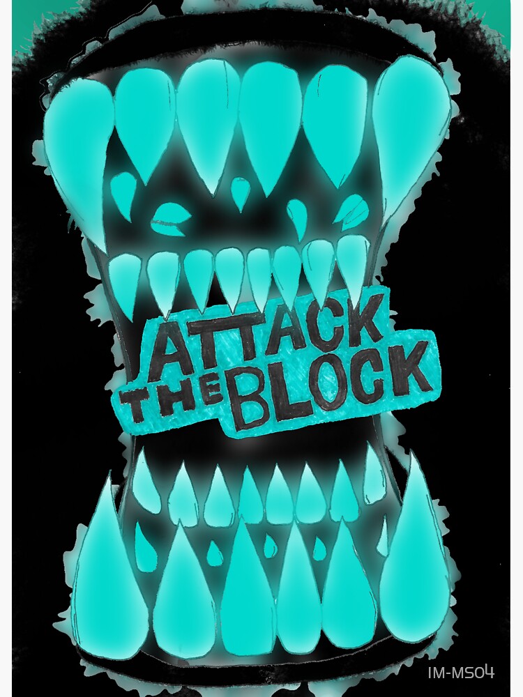 "Attack the block " Sticker for Sale by IM-MS04 | Redbubble