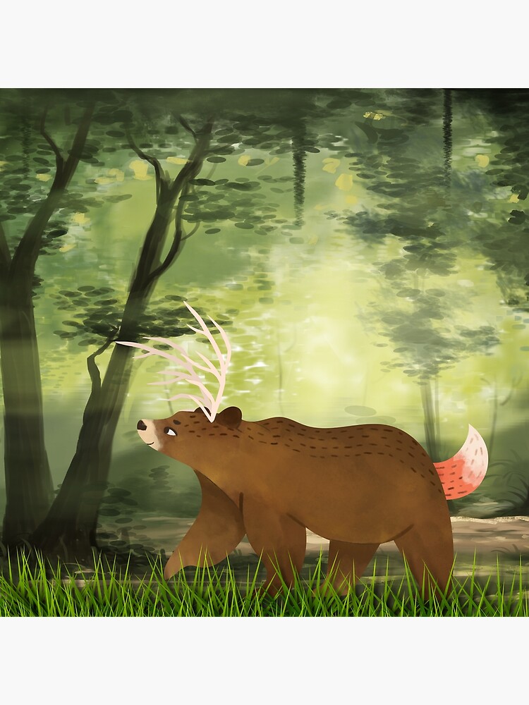 "Curious Creature" Poster for Sale by EnchanteDiamond | Redbubble