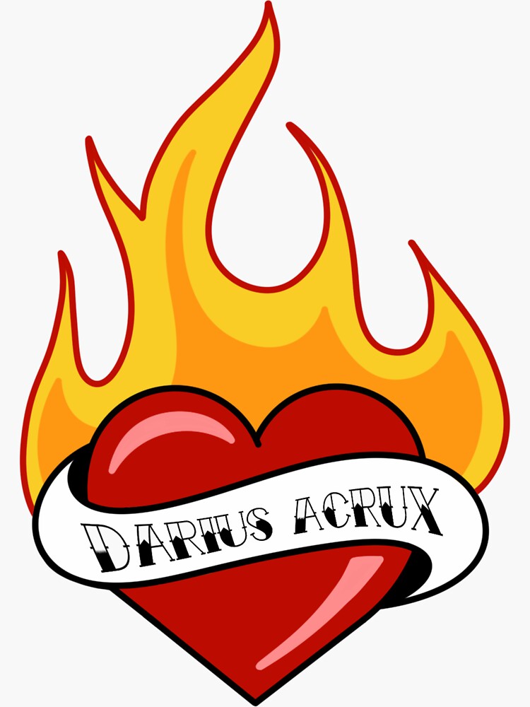 "Darius Acrux" Sticker for Sale by ChelsiaDawn23 | Redbubble