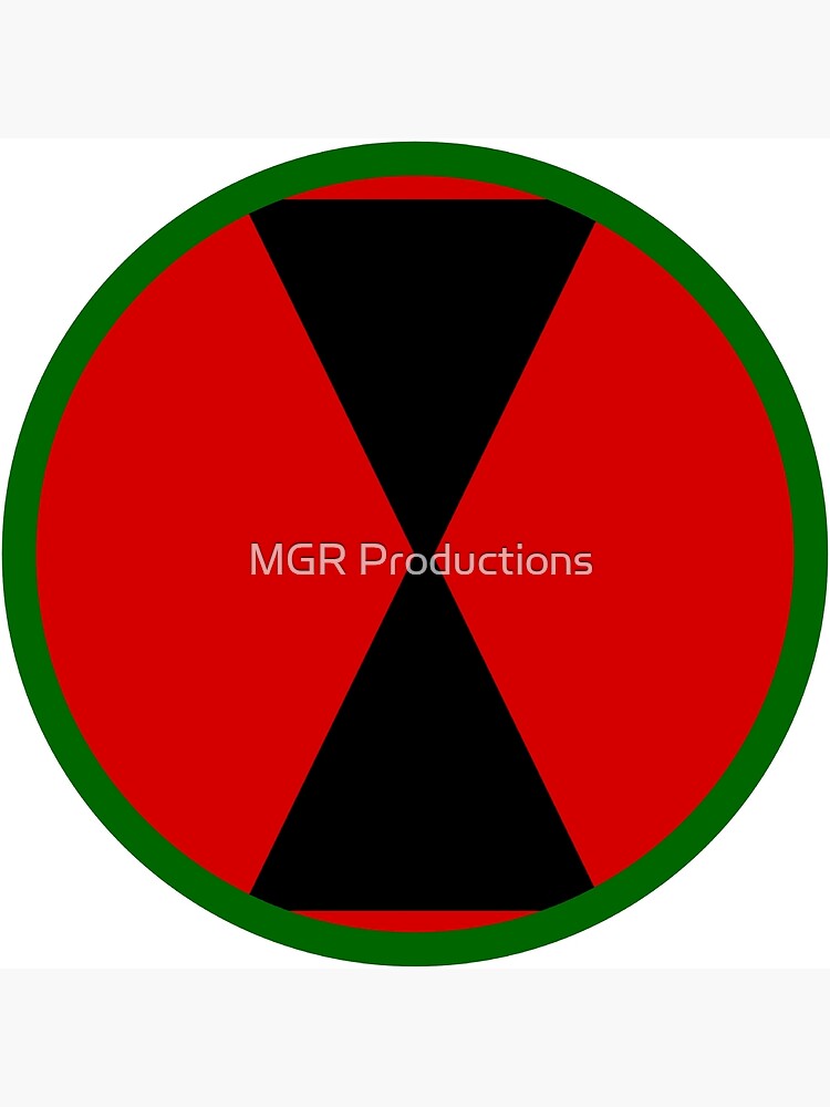 "Logo of the 7th Infantry Division, U.S. Army" Poster for Sale by ...