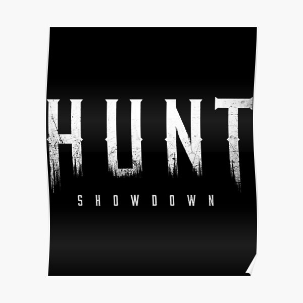 "Hunt Showdown Classic Logo" Poster for Sale by wingedmonsoon39 | Redbubble