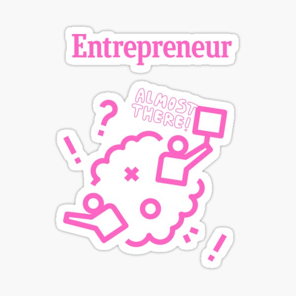 "ENTREPRENEUR LIFE JOURNEY" Sticker for Sale by Dyasha | Redbubble