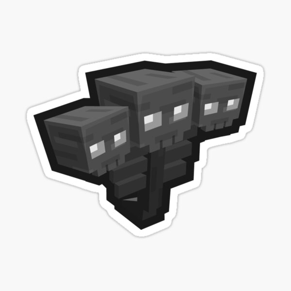 "Wither Skeleton Minecraft" Sticker for Sale by qloc | Redbubble