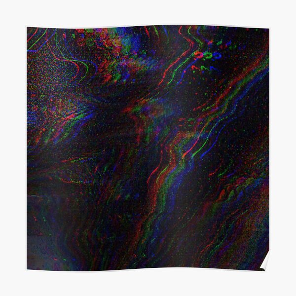 "Trippy Liquid Art Black and White Liquid Drip Glitch | StokedUpArt ...