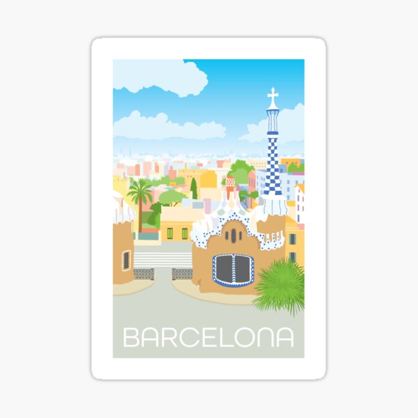 "Barcelona Spain" Sticker for Sale by staceycreek | Redbubble