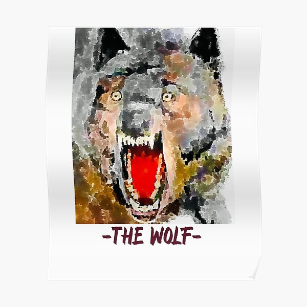 "Wolf - Lone Wolf" Poster for Sale by BWBCCREATIONS | Redbubble