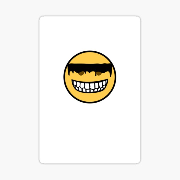 "creepy face " Sticker for Sale by DesignLanding | Redbubble