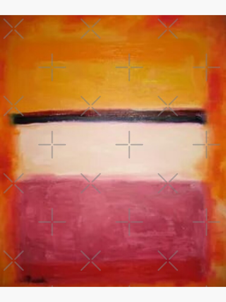 "Good night posterous sunset by mark rothko" Sticker for Sale by Golido ...