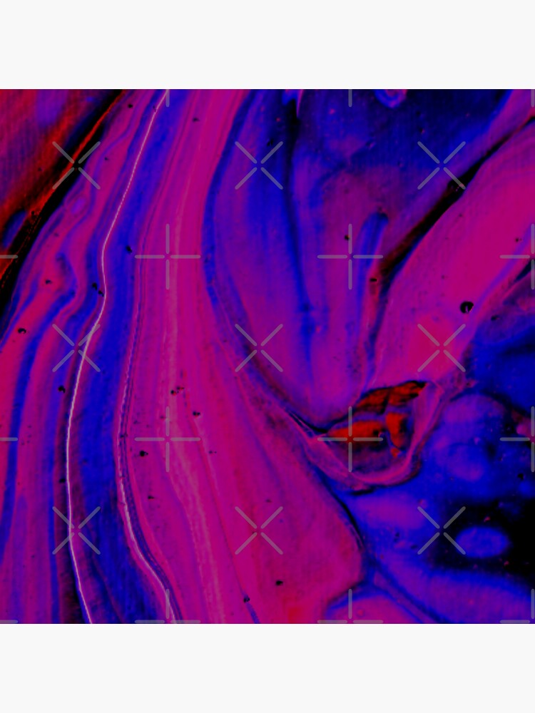 "Psychedelic Dark Purple Blue Trippy Liquid Art Acrylic Liquid Drip Art ...