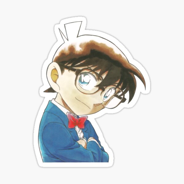 "Detective Conan Edit - Edogawa Conan!" Sticker for Sale by Chimera ...