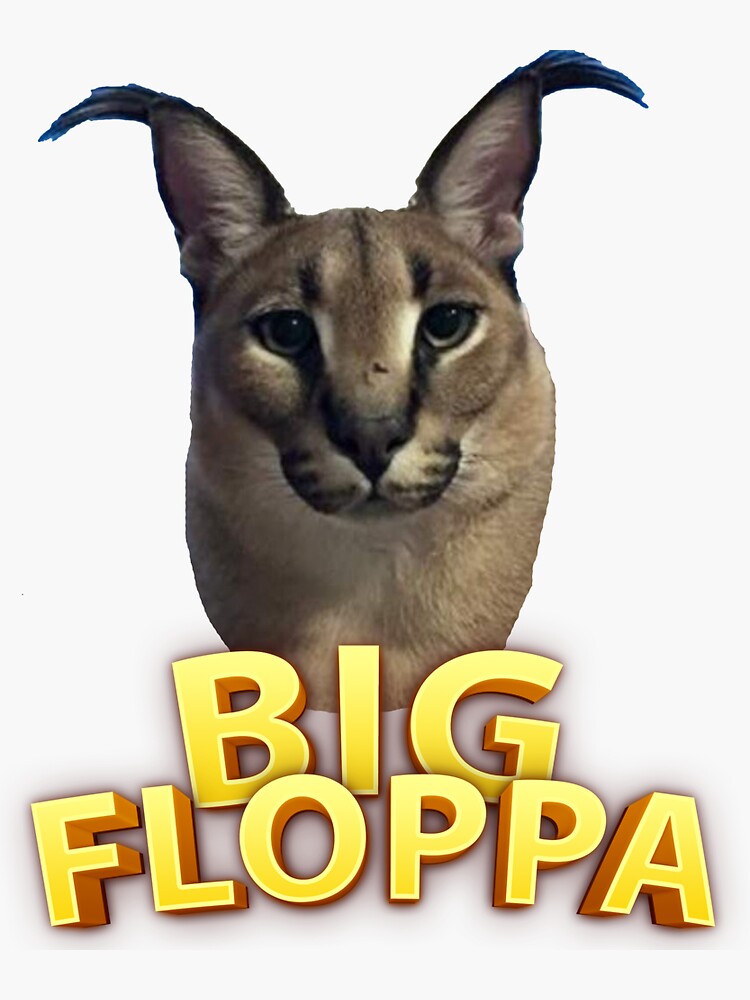 "Big floppa meme" Sticker for Sale by LGBTHUMAN | Redbubble
