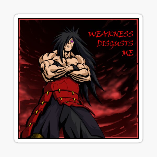 "Weakness Disgusts Me" Sticker for Sale by UnholyMassCult | Redbubble