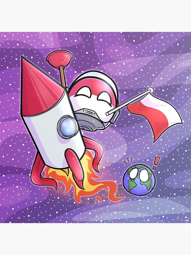 "Polandball (Countryballs)" Poster for Sale by YoyoHana | Redbubble