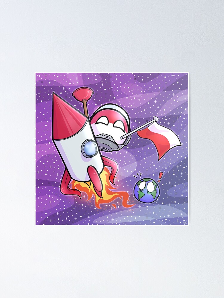 "Polandball (Countryballs)" Poster for Sale by YoyoHana | Redbubble