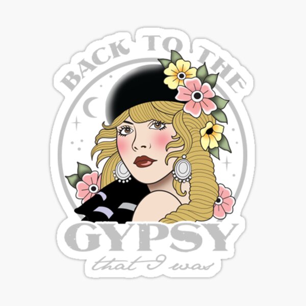 "Stevie Nicks Gypsy" Sticker for Sale by EmmaRGodfrey | Redbubble