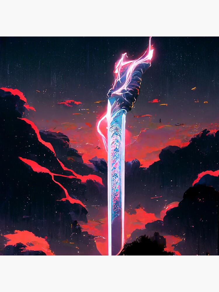 "Lightbringer Sword" Sticker for Sale by Re-main | Redbubble
