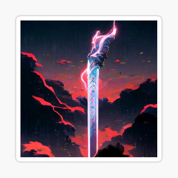 "Lightbringer Sword" Sticker for Sale by Re-main | Redbubble