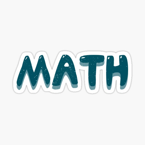 "Math School Subject" Sticker for Sale by Clothingspot | Redbubble
