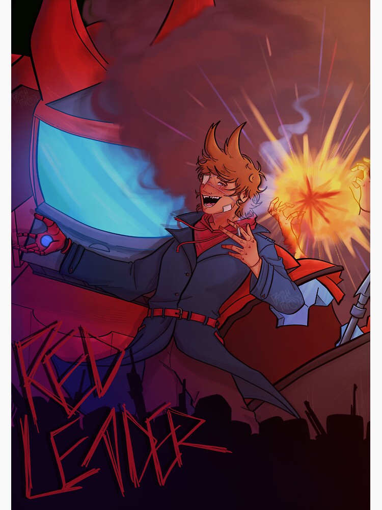"Eddsworld Tord" Sticker for Sale by Peachpoppp | Redbubble