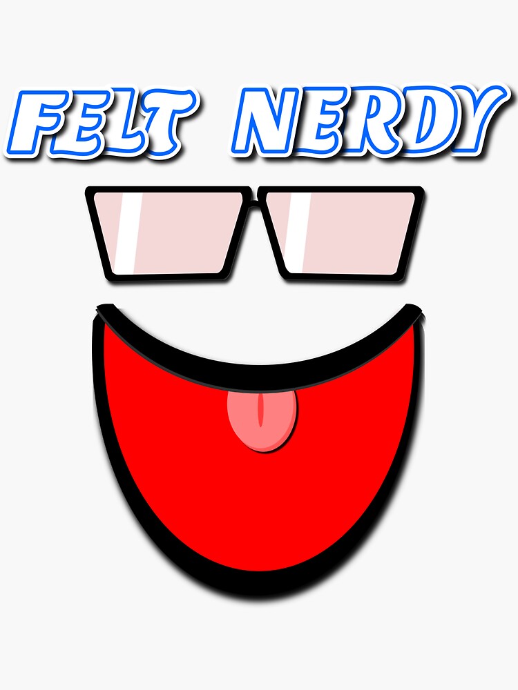"Felt Nerdy logo" Sticker for Sale by FeltNerdy | Redbubble