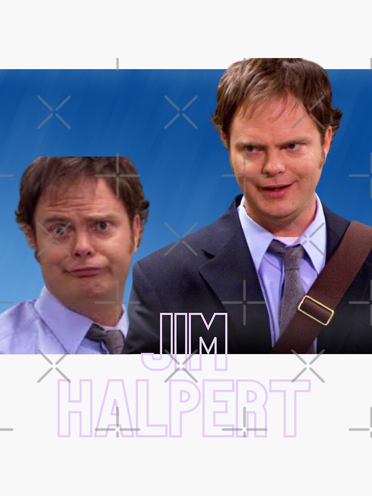 "Jim Halpert Imposter Syndrome " Sticker for Sale by Slyguy77 | Redbubble