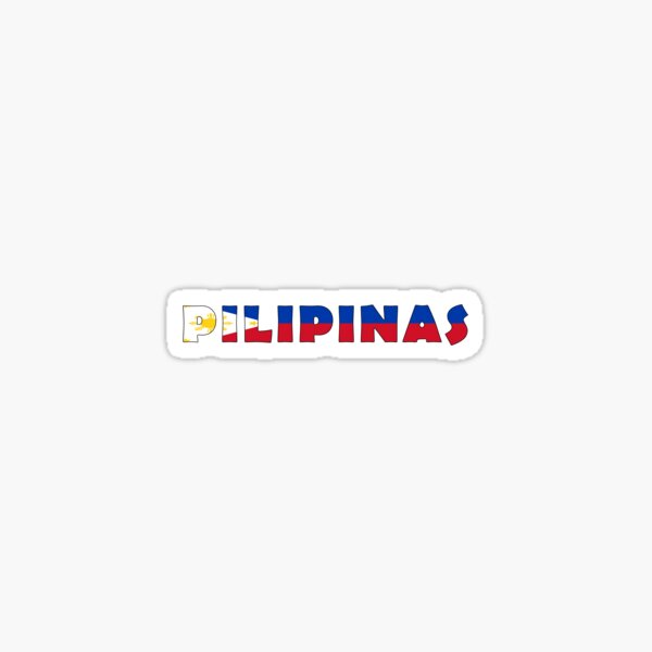"Philippines - Pilipinas" Sticker for Sale by m0us3 | Redbubble