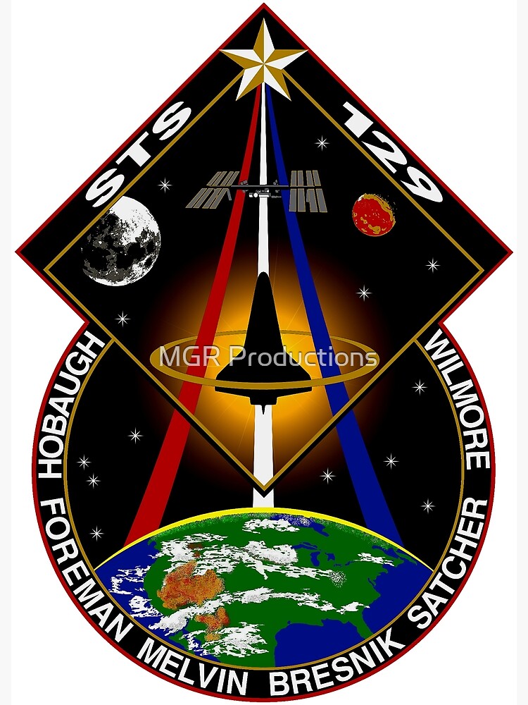 "STS-129 Mission Logo" Art Print for Sale by Quatrosales | Redbubble