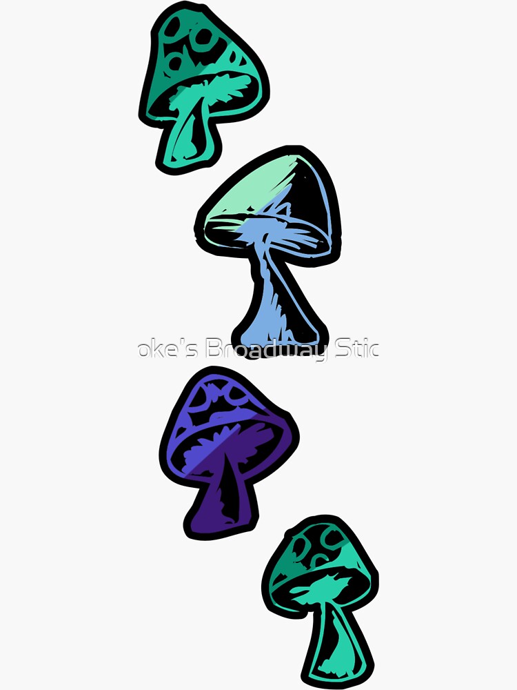 Gay Man Rainbow Cool Mushroom Trans Pride Sticker Sticker For Sale By