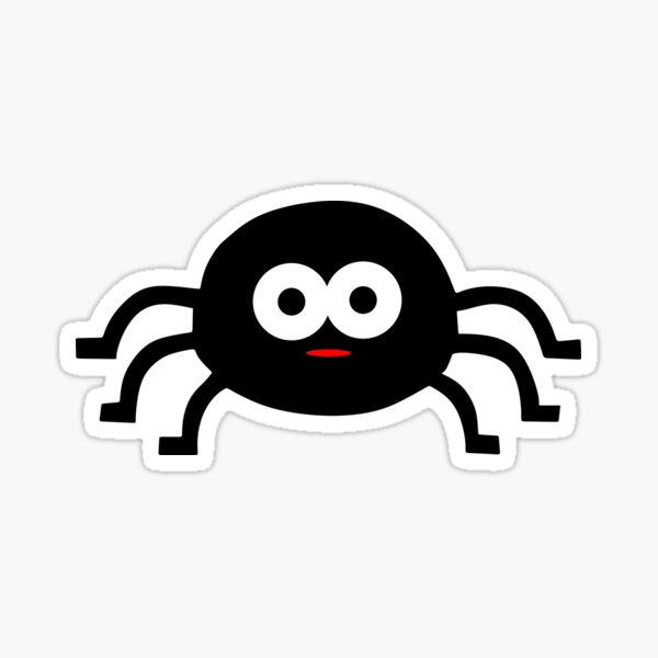 "Spider cartoon" Sticker for Sale by MaduGraphic | Redbubble