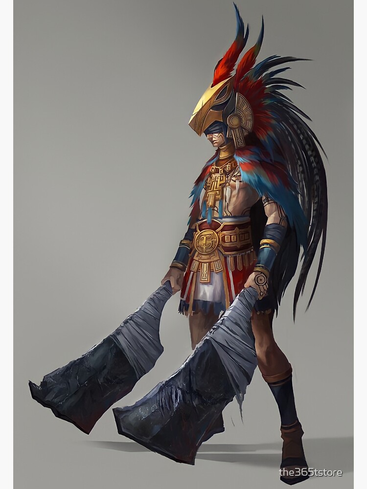 "Aztec Native Mayan Apache Warrior" Sticker for Sale by the365tstore ...