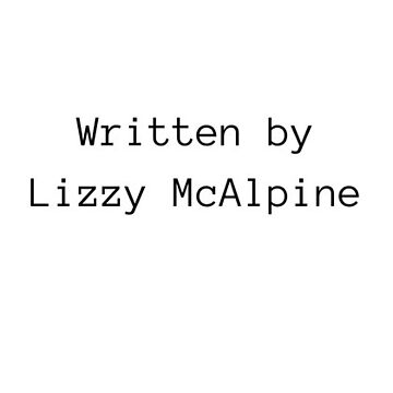"Written by Lizzy McAlpine Sticker" Sticker for Sale by akareganh ...