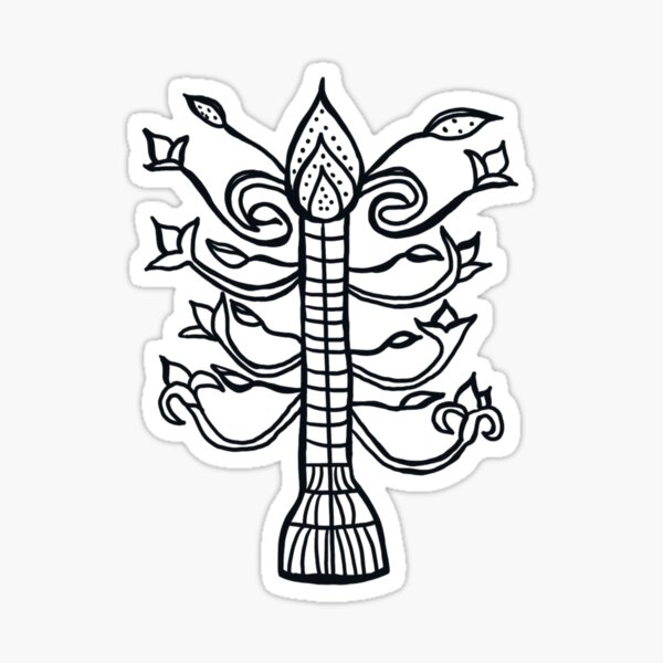 " Asherah Tree of Life Depiction" Sticker for Sale by ShopMarBella ...