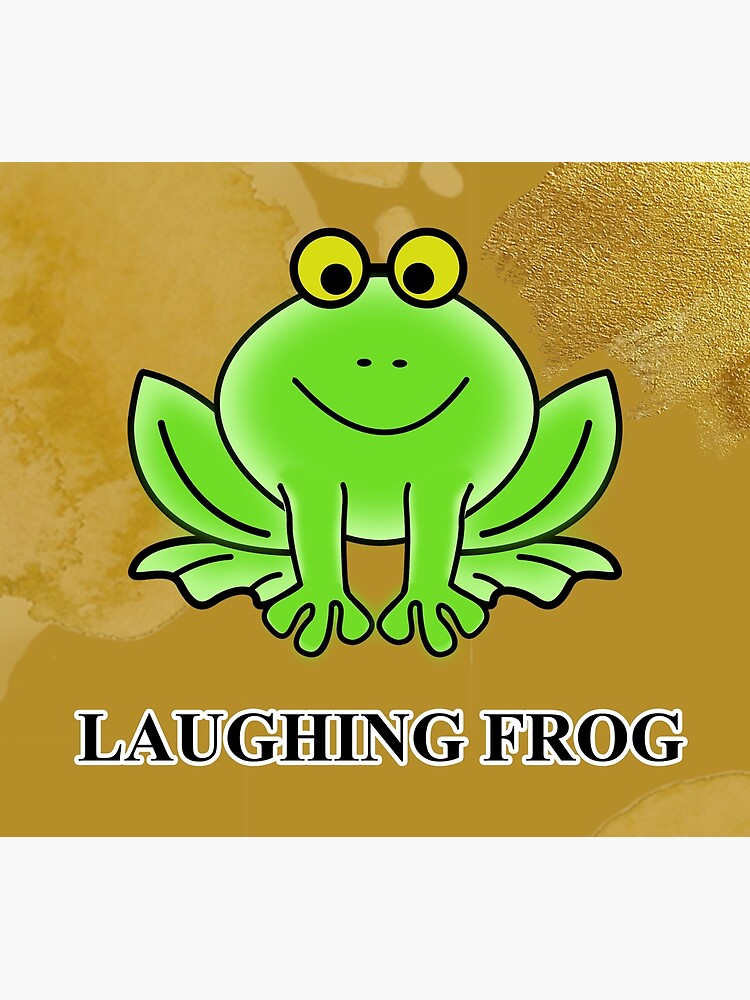 "Laughing Frog" Poster for Sale by TOPHIA | Redbubble