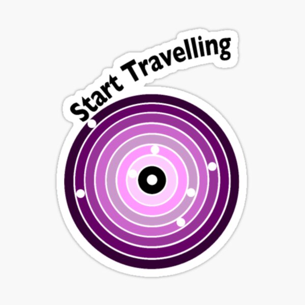 "Time Travel Feel Free to reach new zones" Sticker for Sale by KikaBot ...