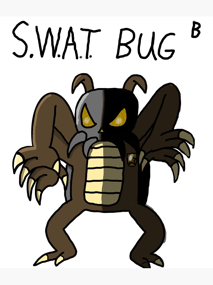 "SWAT Bug" Sticker for Sale by ToonDoode | Redbubble