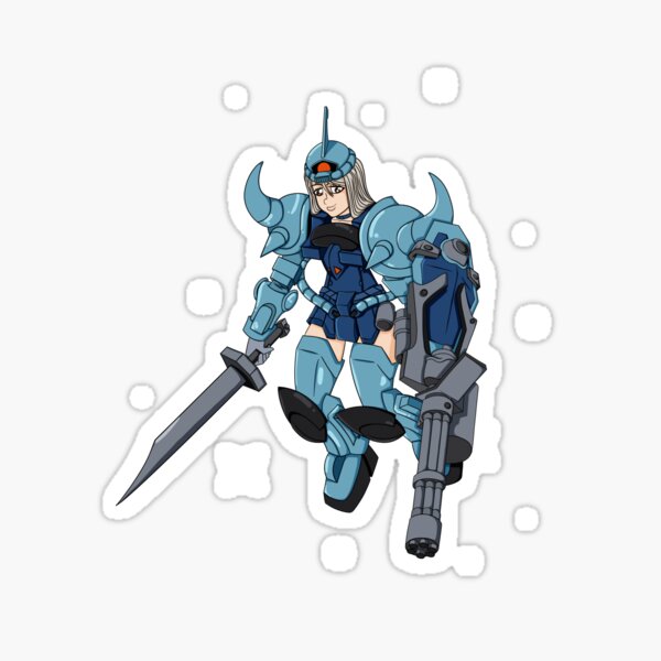 "Mecha Anime Girl" Sticker by Sonic408 | Redbubble