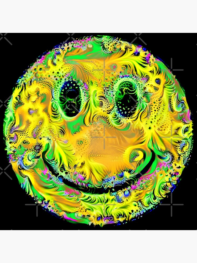 "Trippy Smile" Poster for Sale by AintJames | Redbubble