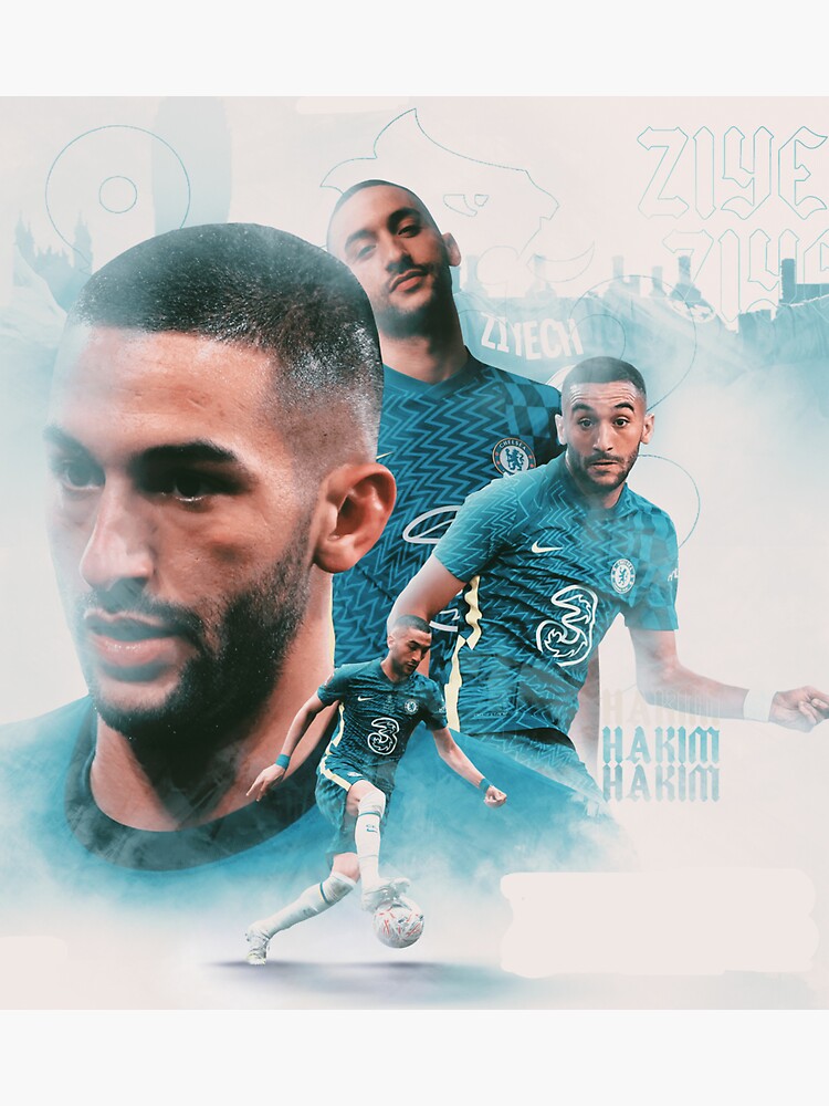 "Hakim Ziyech" Sticker for Sale by ChayraNadhi | Redbubble