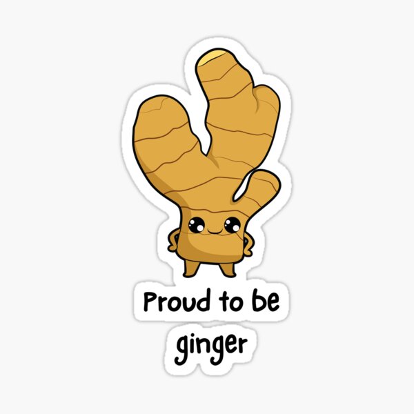"Proud to be ginger" Sticker for Sale by imbarcataquotes | Redbubble