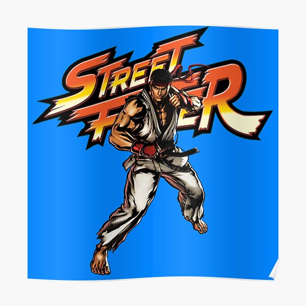 "Street Fighter - Ryu" Poster for Sale by edijds1 | Redbubble