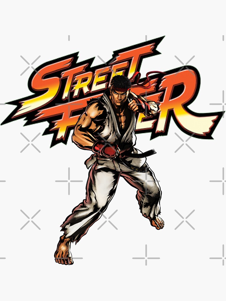 "Street Fighter - Ryu" Sticker for Sale by edijds1 | Redbubble