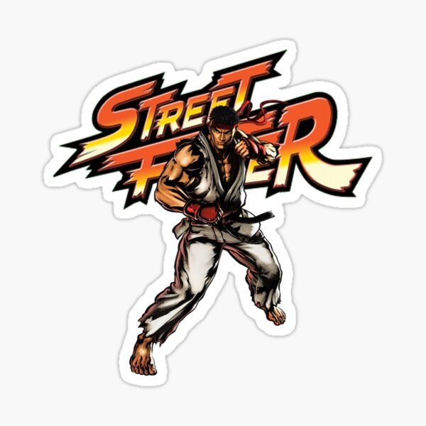 "Street Fighter - Ryu" Sticker for Sale by edijds1 | Redbubble