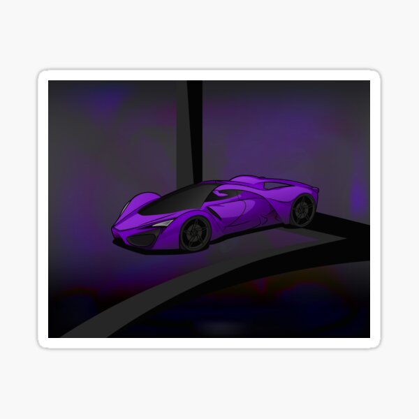"Racing super car " Sticker for Sale by Milatoo | Redbubble