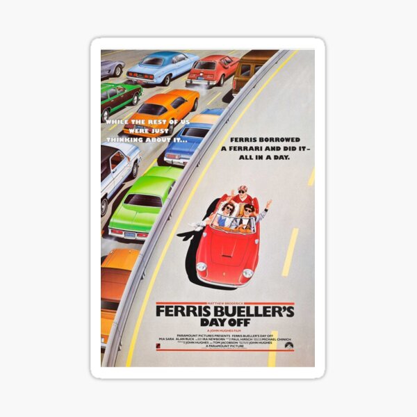 "ferris bueller's day off vintage " Sticker for Sale by donnasanches ...