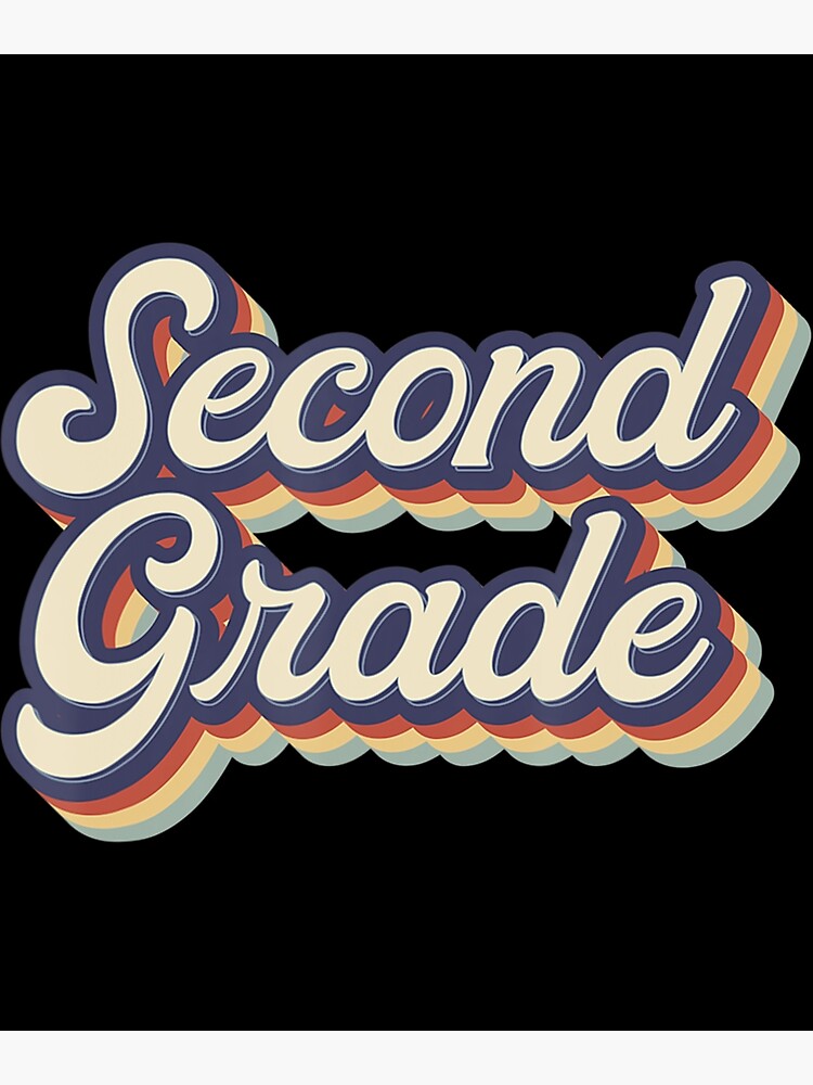 Póster «Profesor de segundo grado Retro Vintage Equipo de profesores de ...