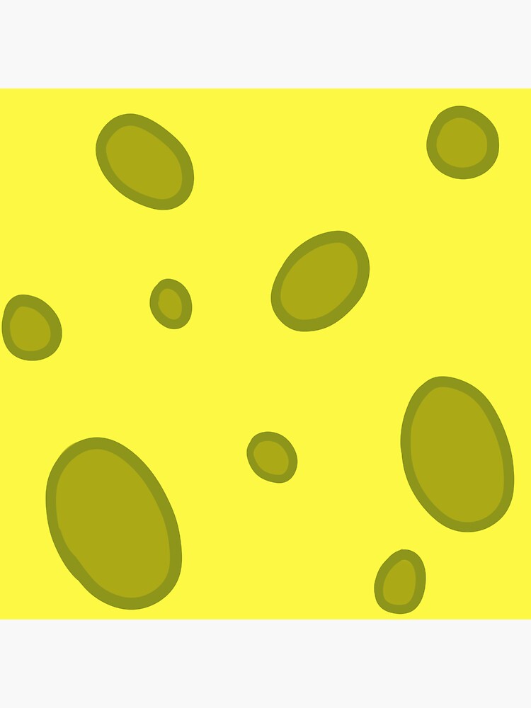 "Spongebob Pattern" Sticker by TheFishGod | Redbubble