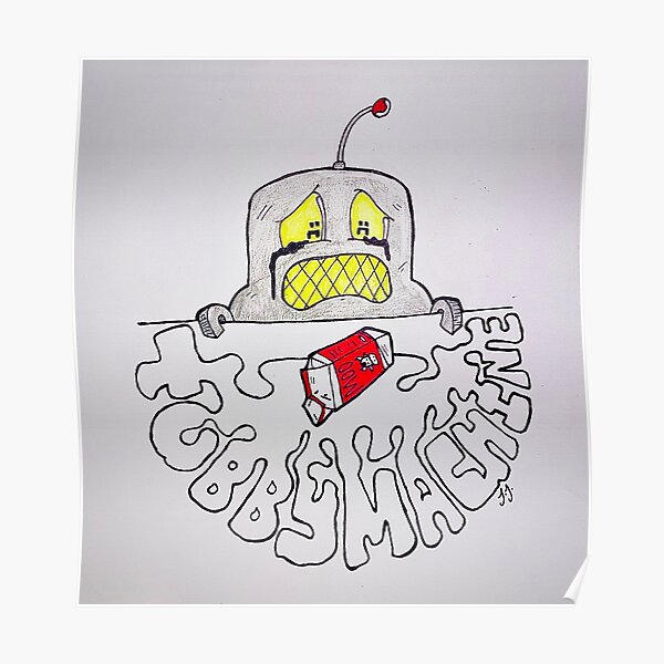 "BOO HOO" Poster for Sale by TUBBYMACHINE | Redbubble