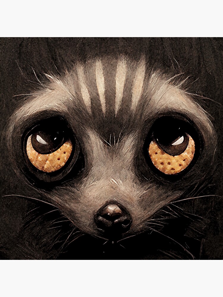 "Raccoon begging for Ritz crackers" Sticker for Sale by Quainphoto ...