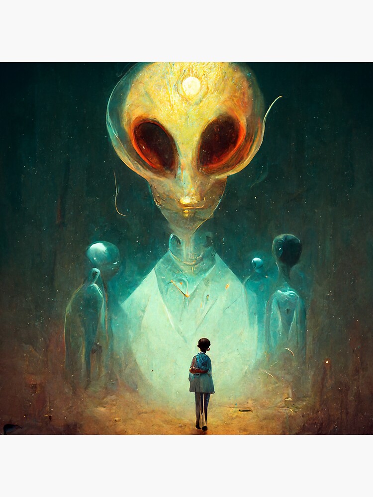 "First Contact" Sticker for Sale by tannersm26 | Redbubble